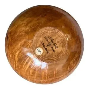 The Unbranded Brand | Art | Signed Myrtle Burl Cocobolo Lidded Bowl By ...